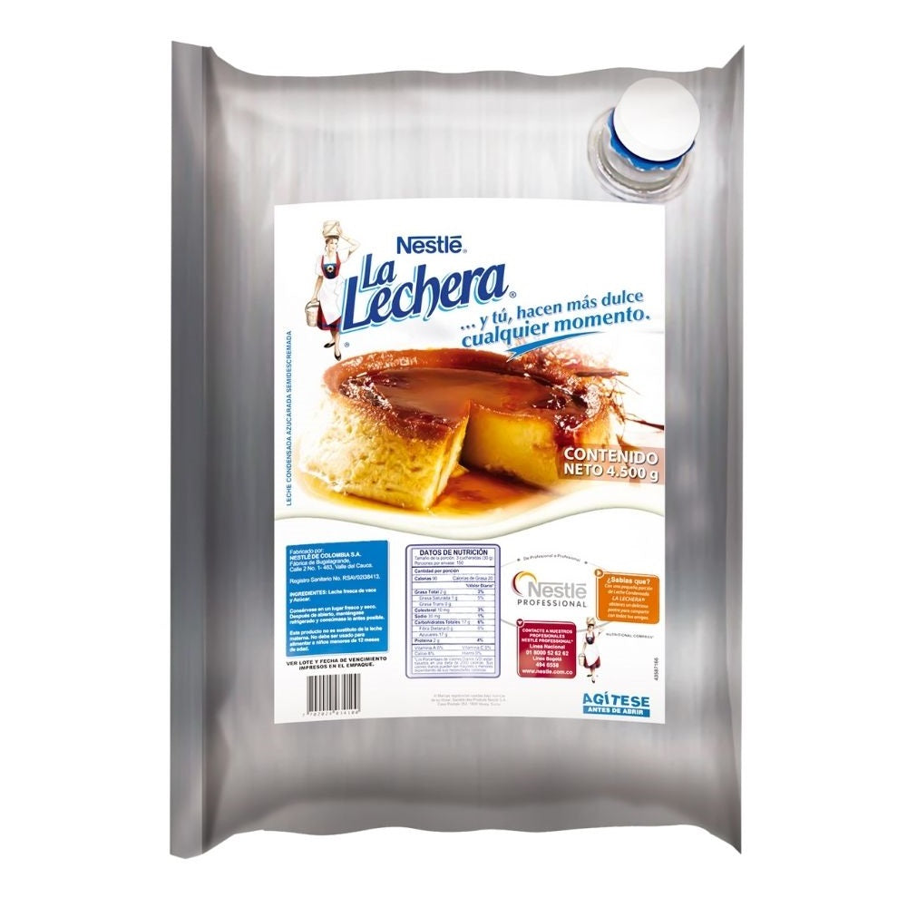 Leche Condensada La Lechera Nestlé x4.5kg — Dispropan Caribe Ltda
