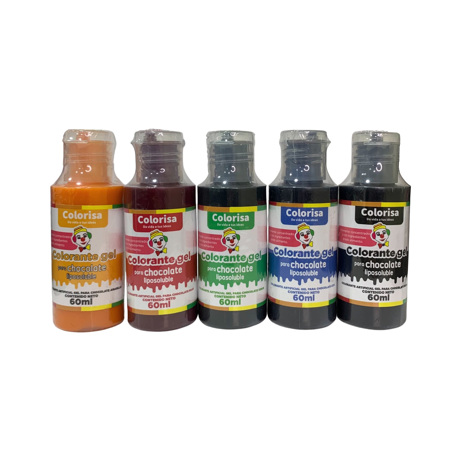 Colorantes En Gel Para Chocolate Liposoluble x60ml — Dispropan Caribe Ltda
